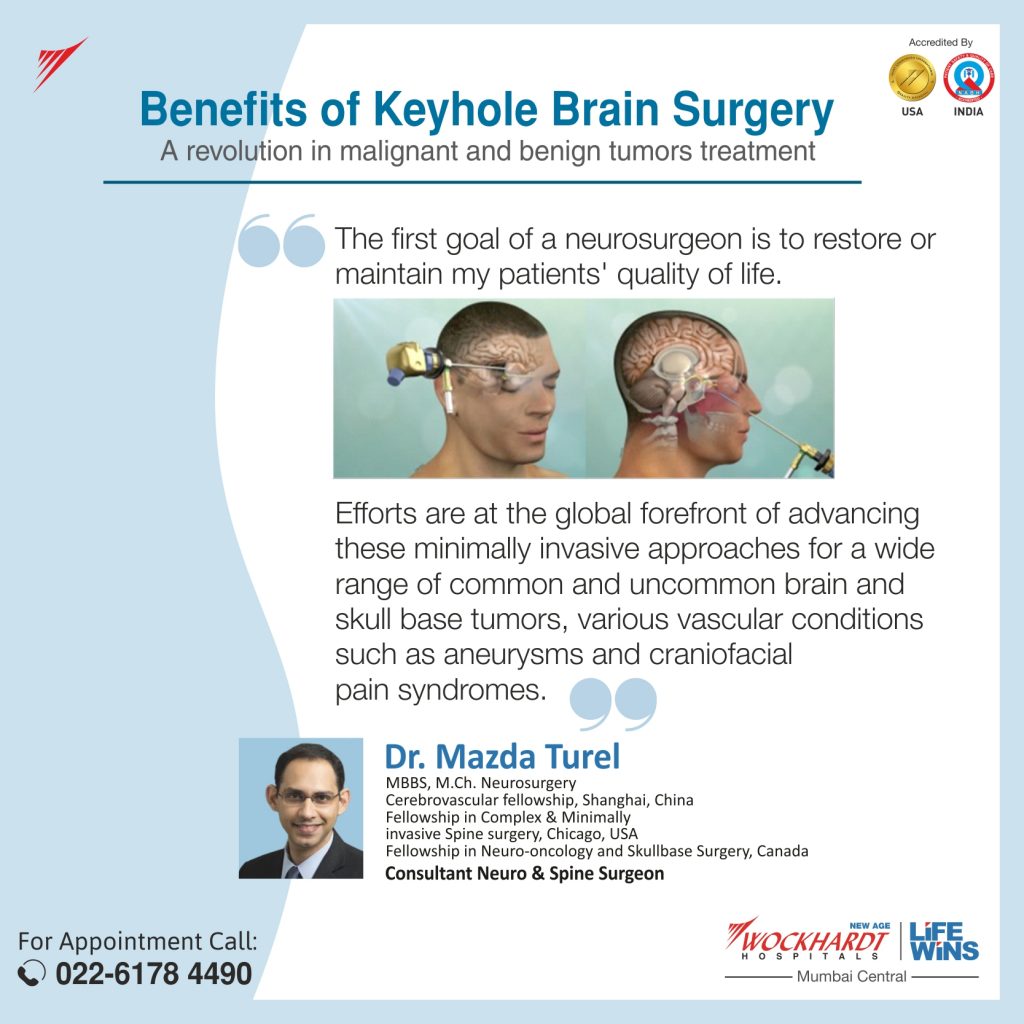 Benefits of Keyhole Brain Surgery - Wockhardt Hospitals